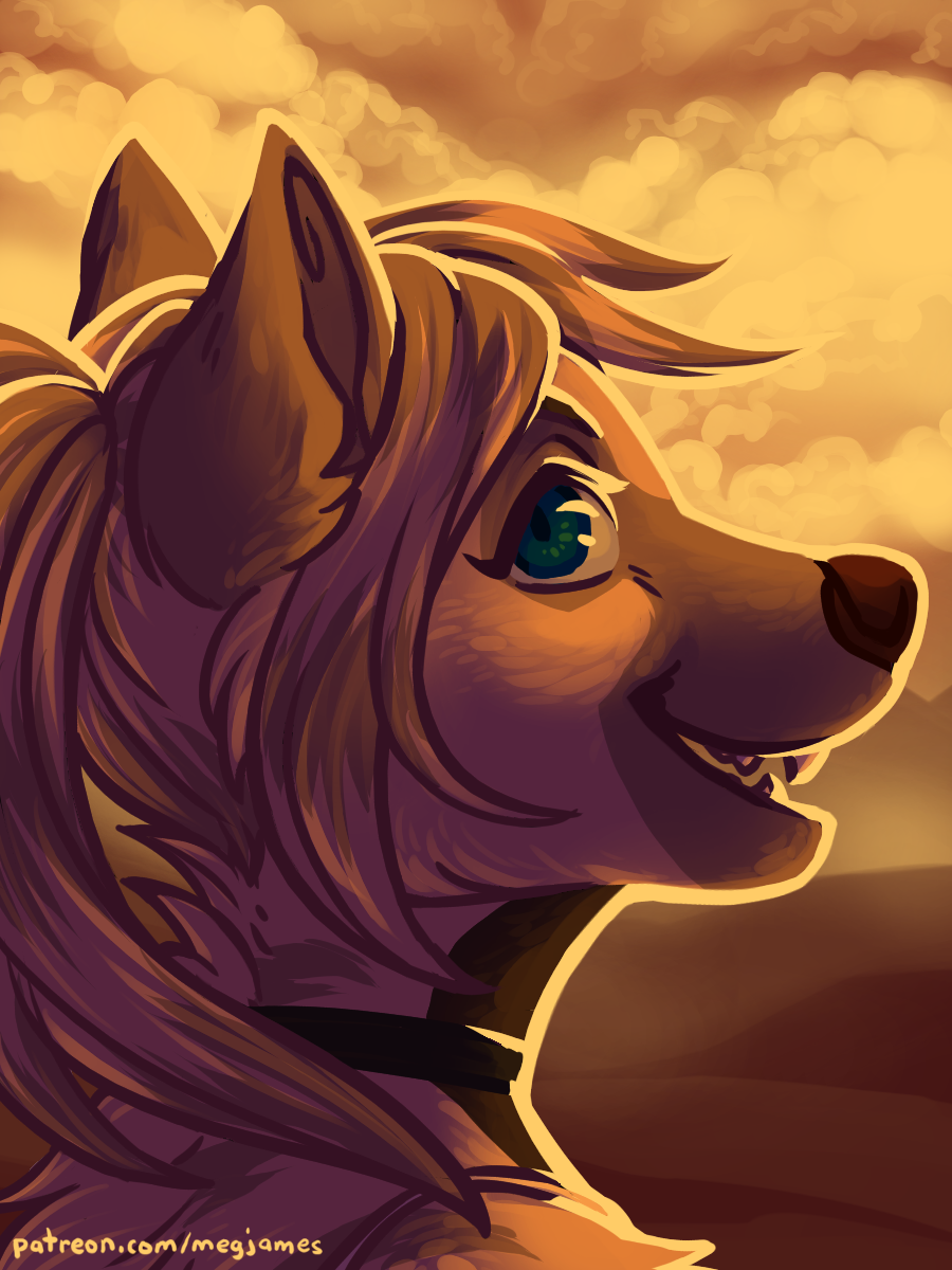 Patreon quick draw – Sapphire (Feb 2023) - Meg James