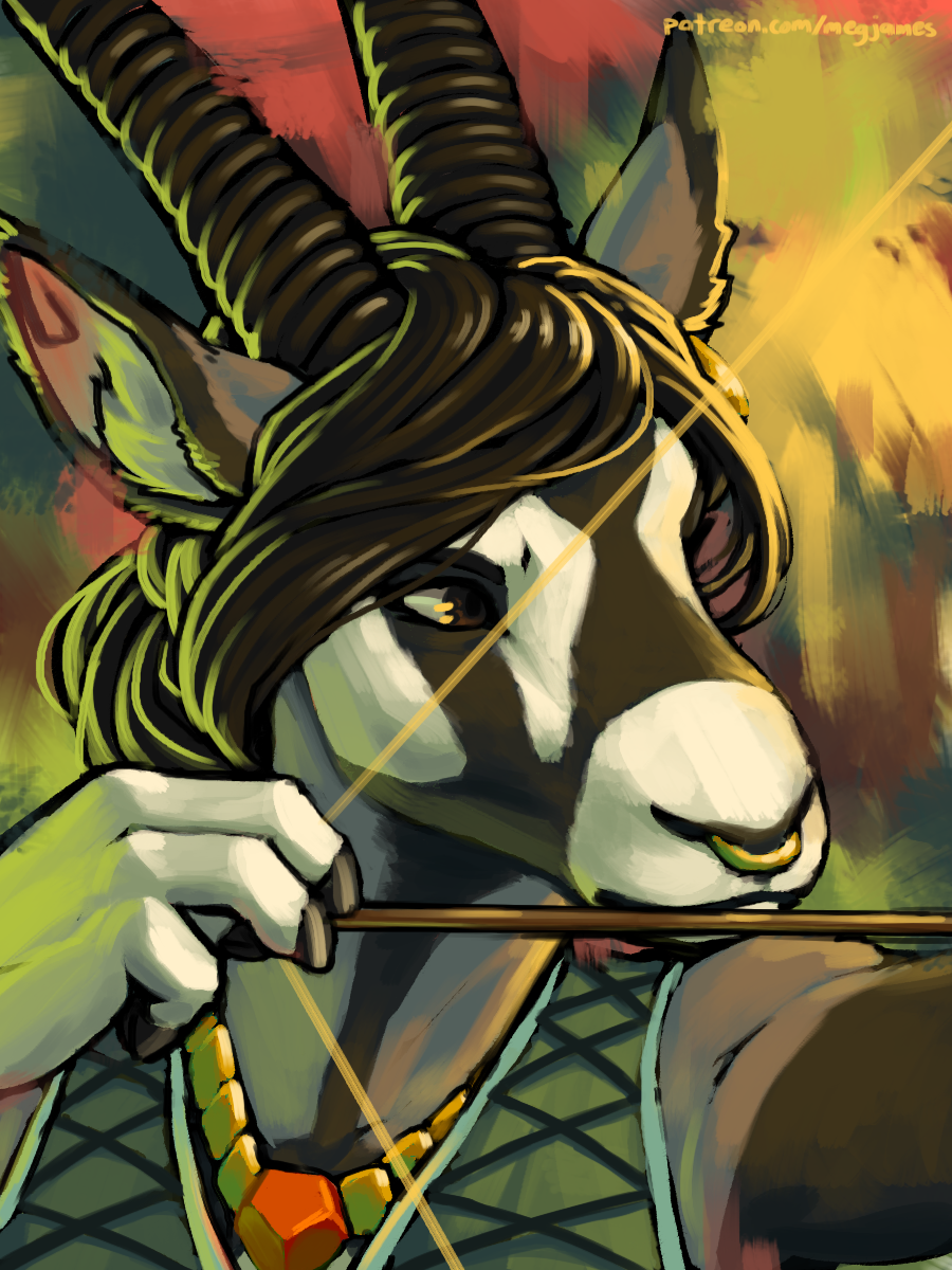 Patreon quick draw – Jess (Oct 2023) - Meg James