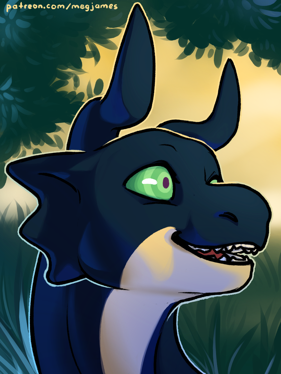 Patreon quick draw – Gurnitath (Feb 2024) - Meg James