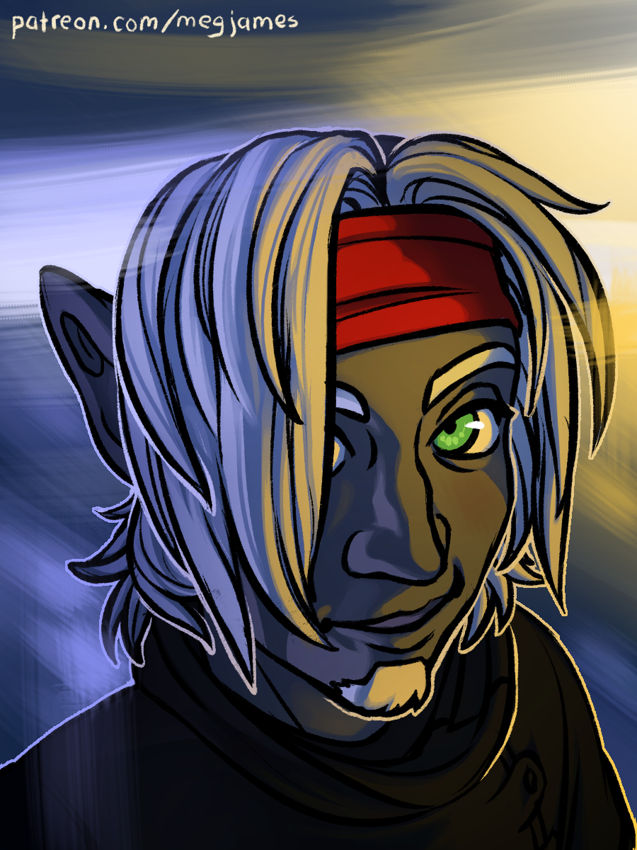 Patreon quick draw – Scarecrow (Mar 2024) - Meg James