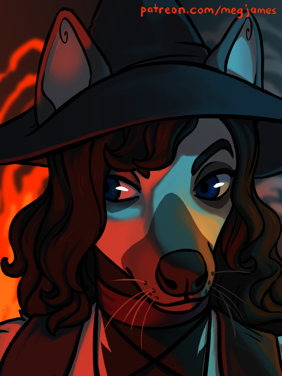 Patreon quick draw – Yasmin (Apr 2024) - Meg James