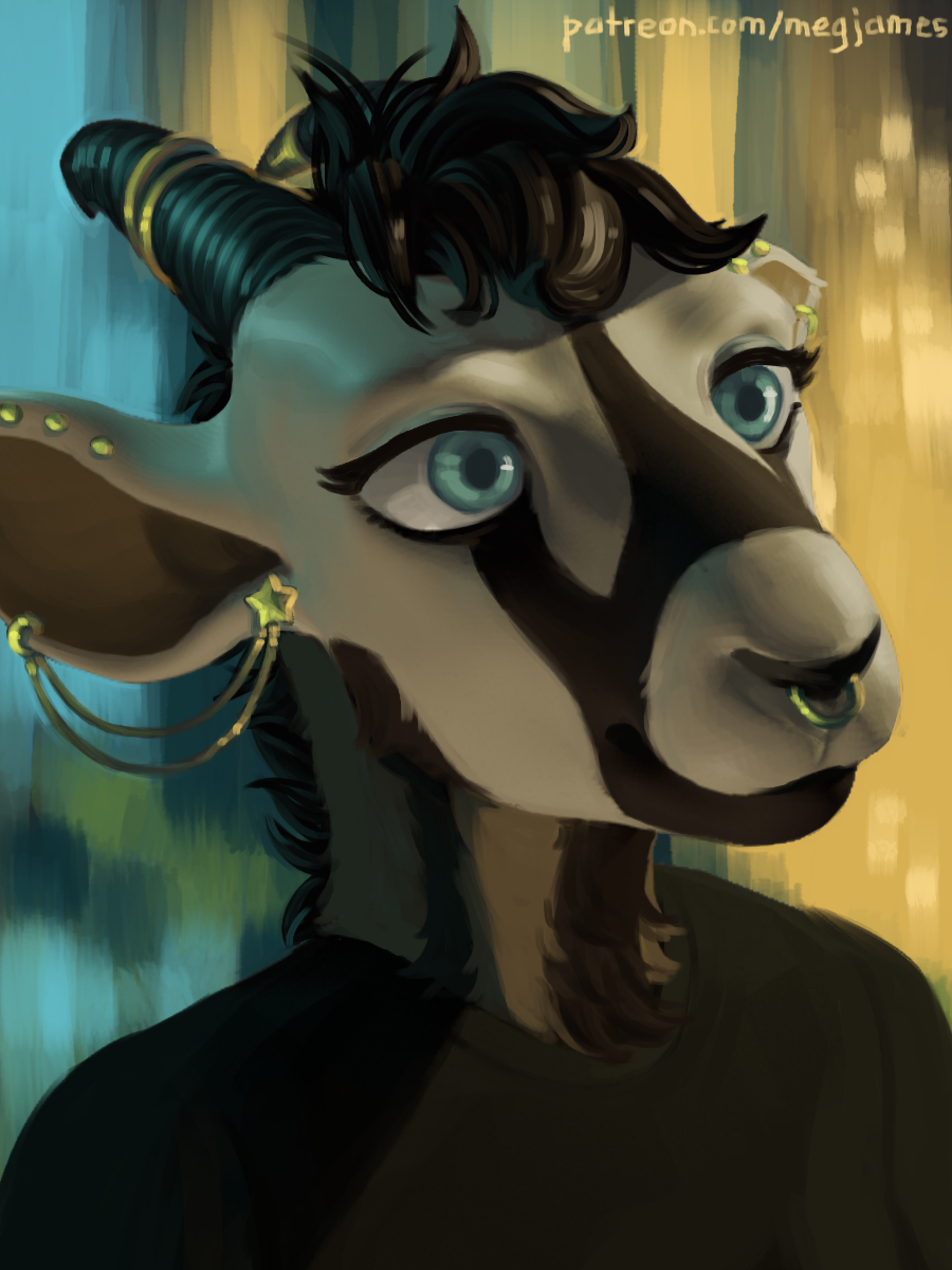 Patreon quick draw – Aria (August 2024) - Meg James