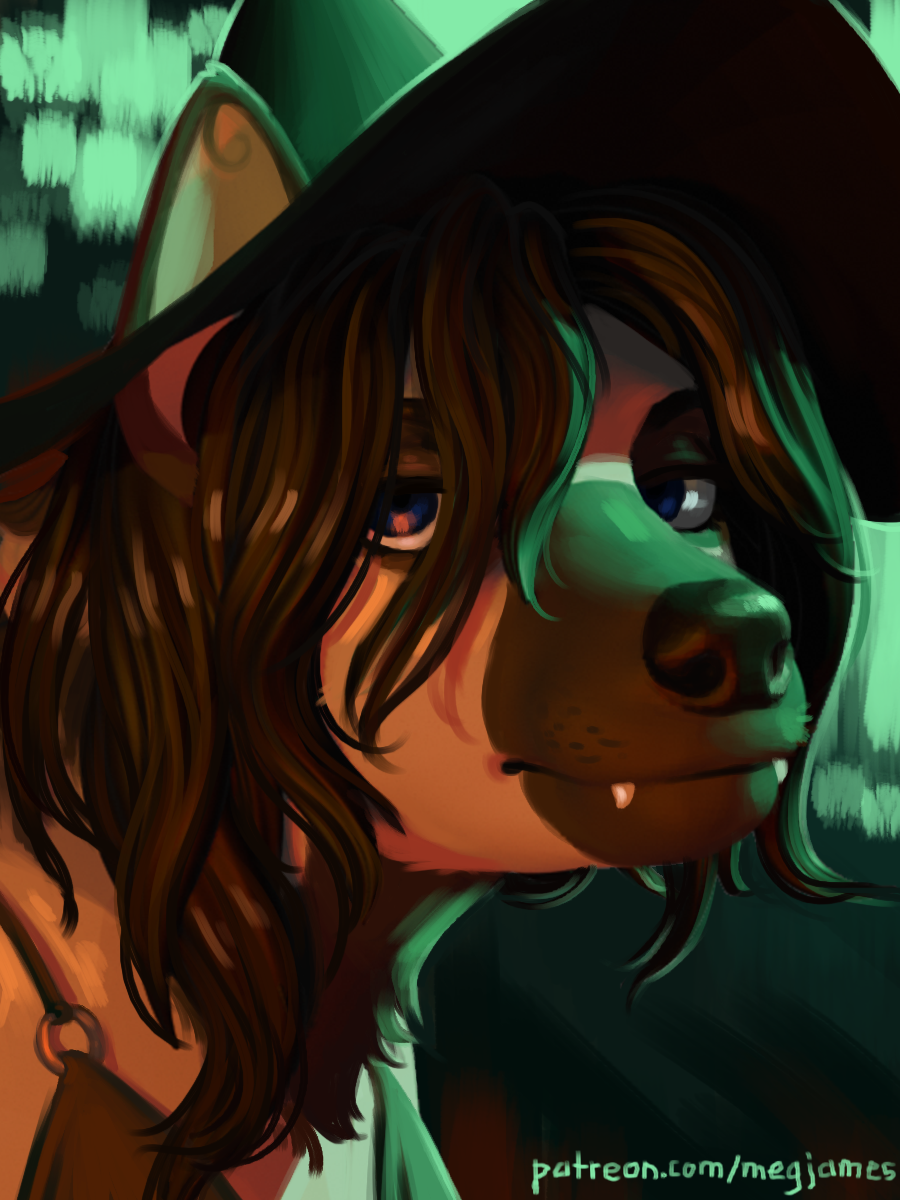 Patreon quick draw – Yasmin (August 2024) - Meg James