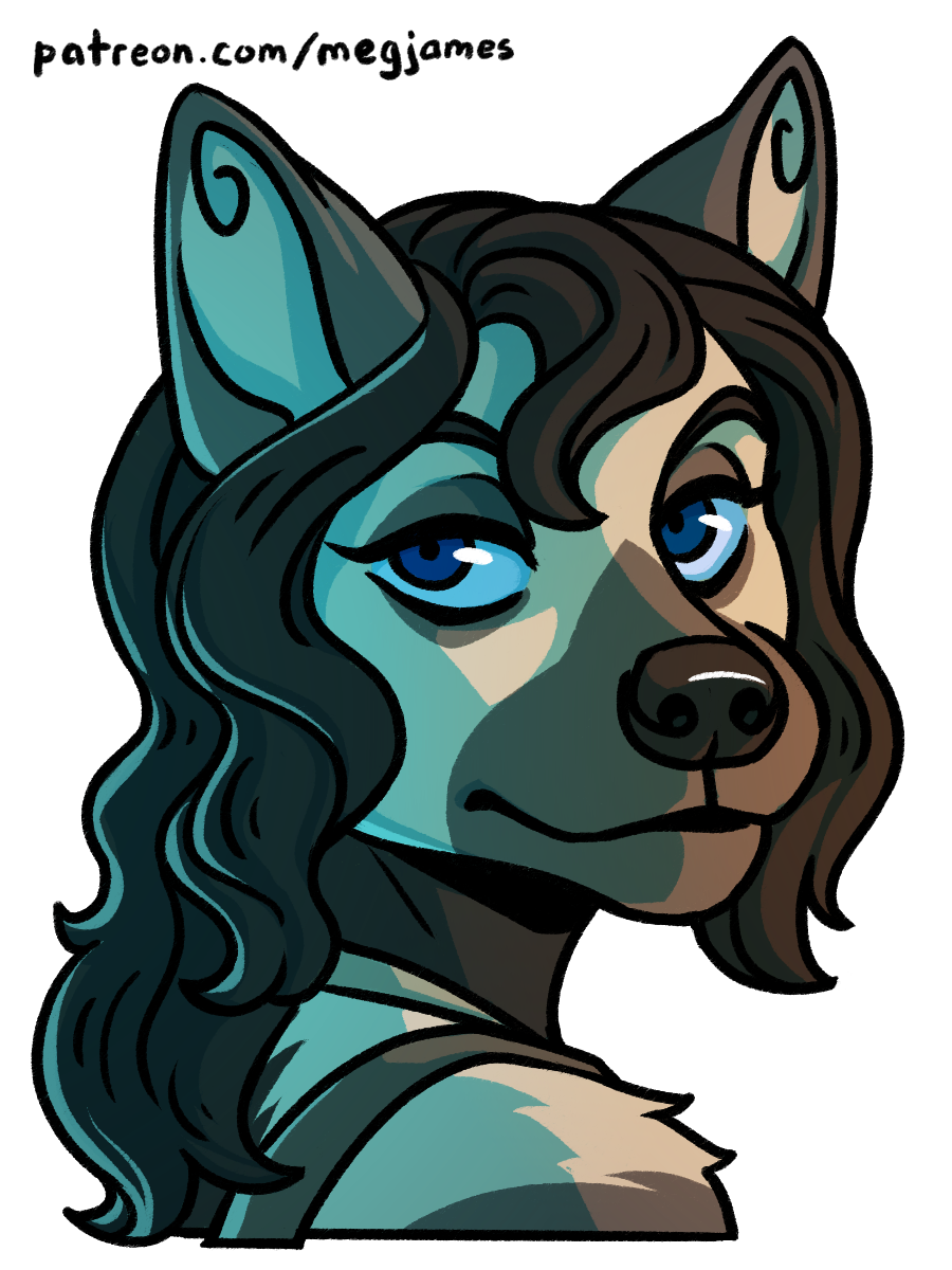 Patreon quick draw – Yasmin (November 2024) - Meg James