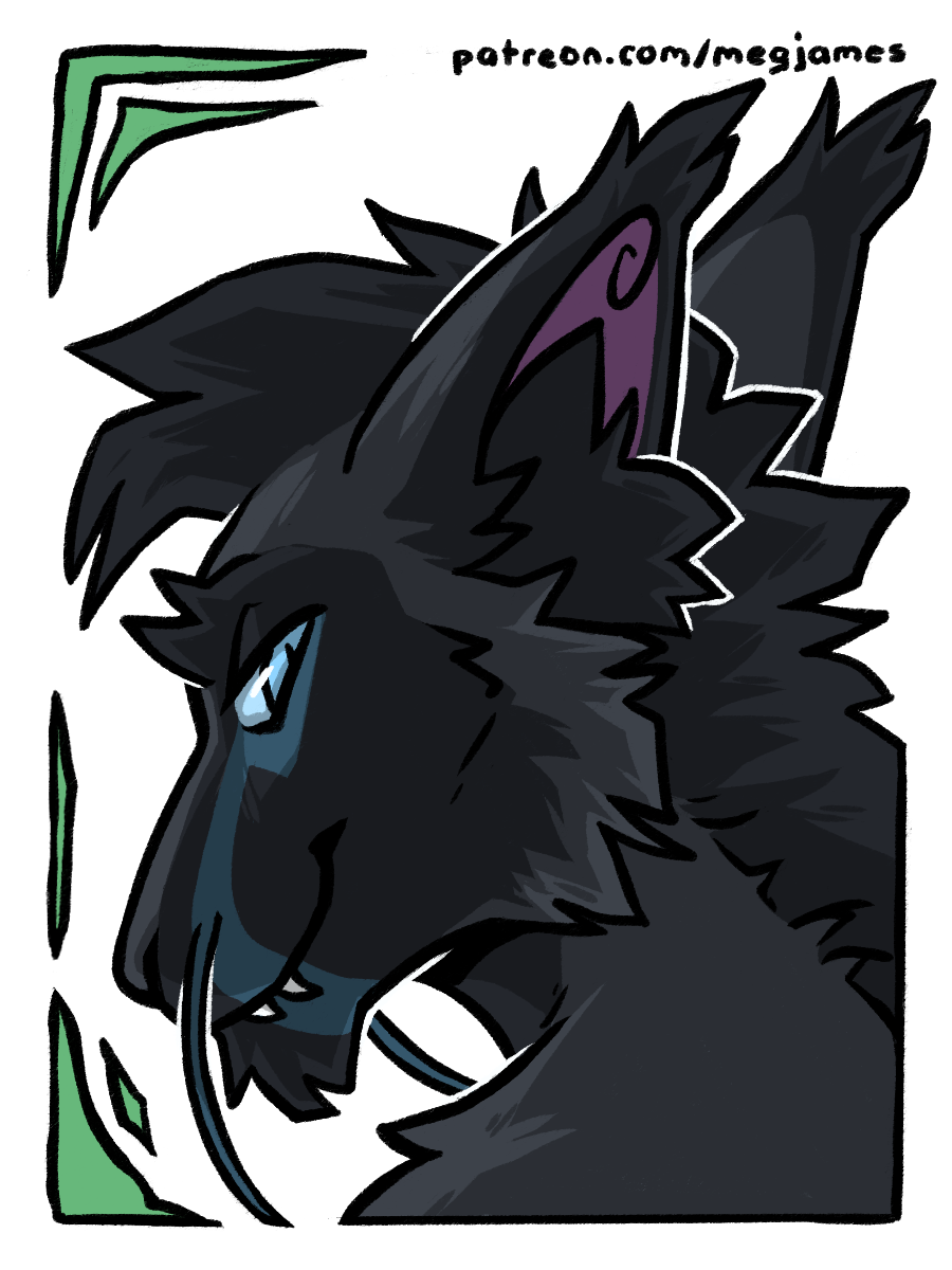 Patreon quick draw – Desmond (December 2024) - Meg James