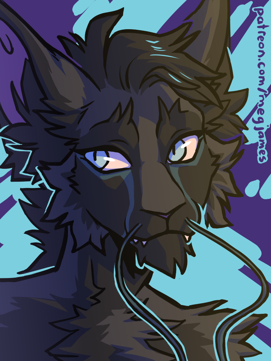 Patreon quick draw – Desmond (February 2025) - Meg James