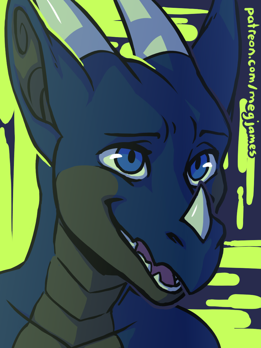 Patreon quick draw – Maikas (February 2025) - Meg James